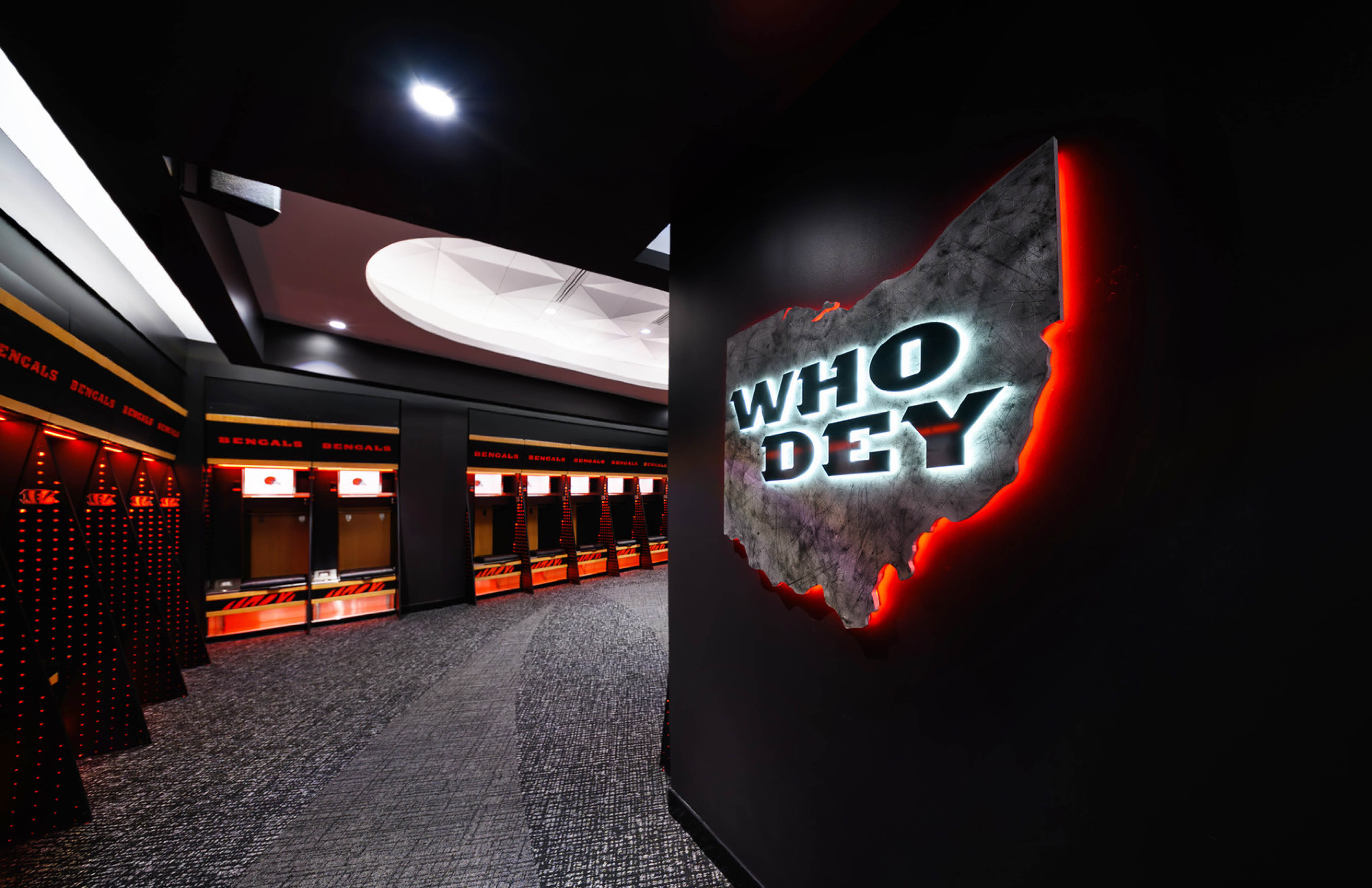 Paycor Stadium Cincinnati Bengals Locker Room Renovation – Cincinnati ...