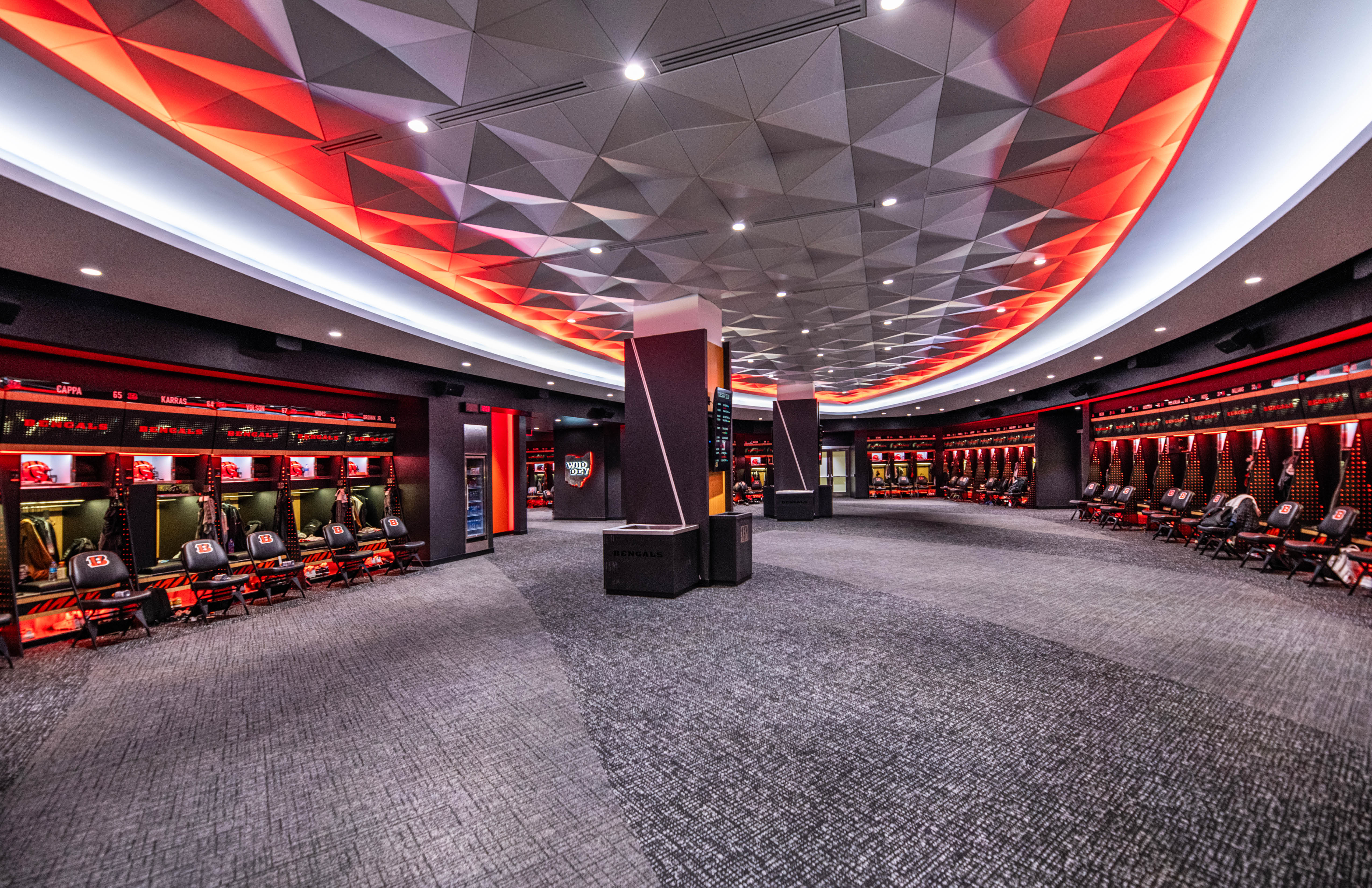 Paycor Stadium Cincinnati Bengals Locker Room Renovation – Cincinnati ...